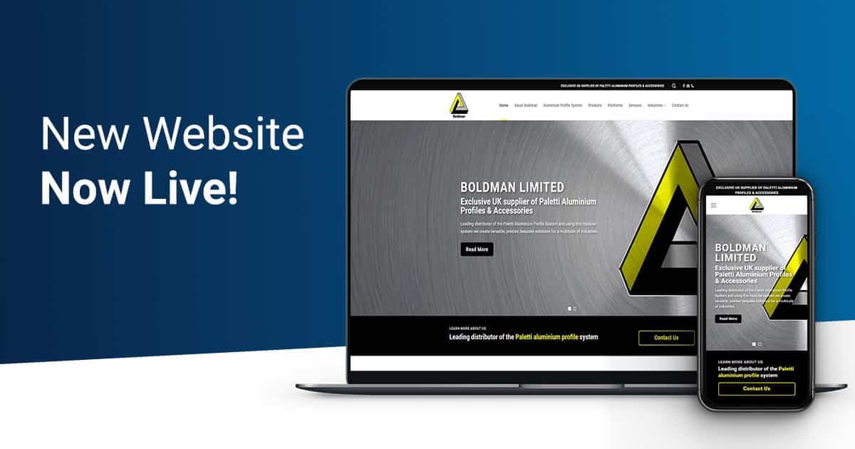 Boldman are delighted with the new website designed by Inventis Design ...